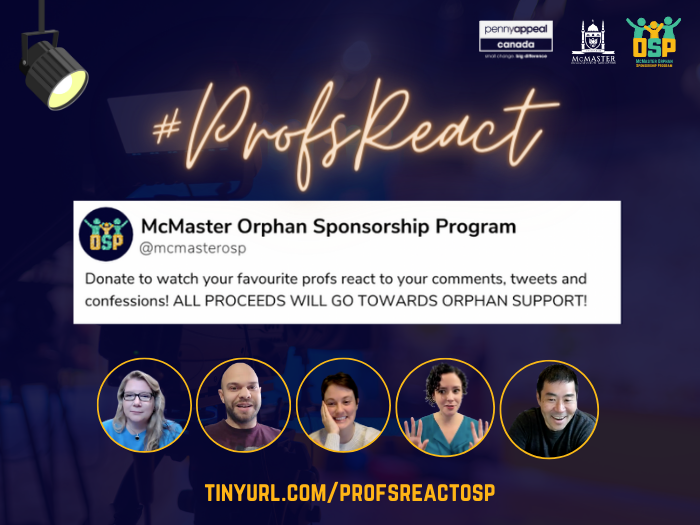 McMaster Profs React 2023 | LaunchGood | LaunchGood